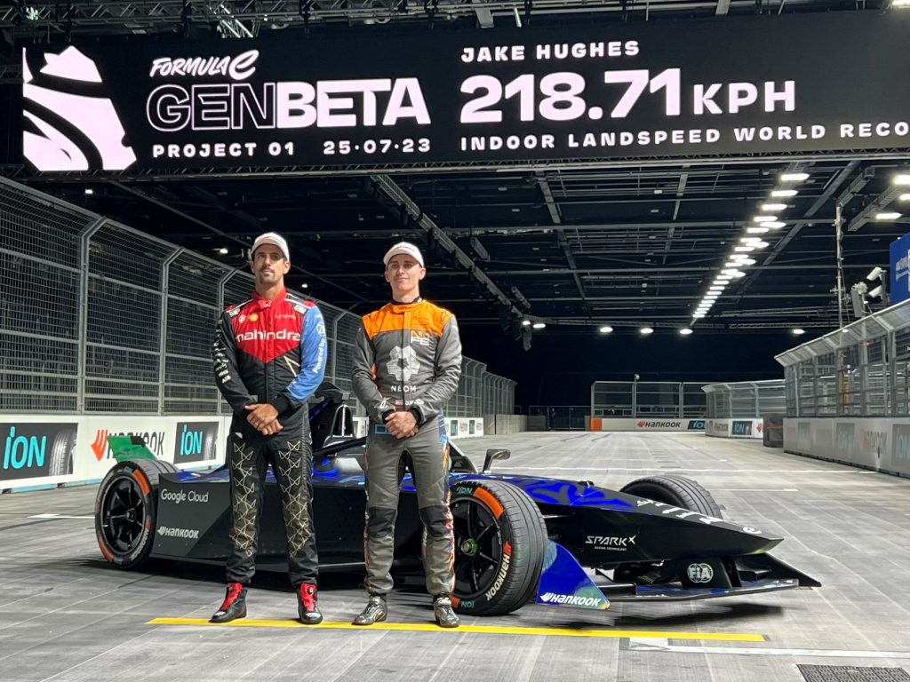 British Formula E driver Hughes sets new world record in Formula E’s ...