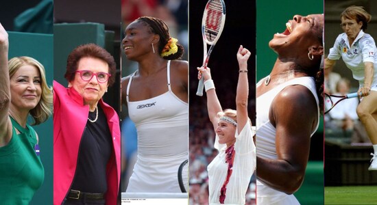 Most successful tennis players at Wimbledon — Top-5 ladies singles ...