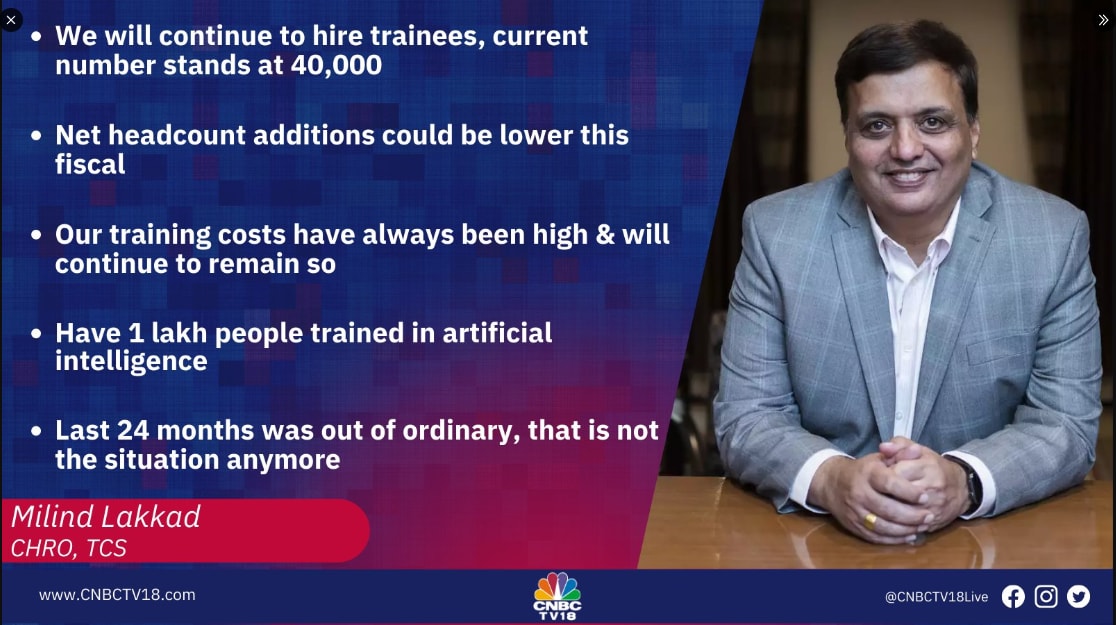 TCS says hiring will be low this fiscal but won’t stop, maintains ...