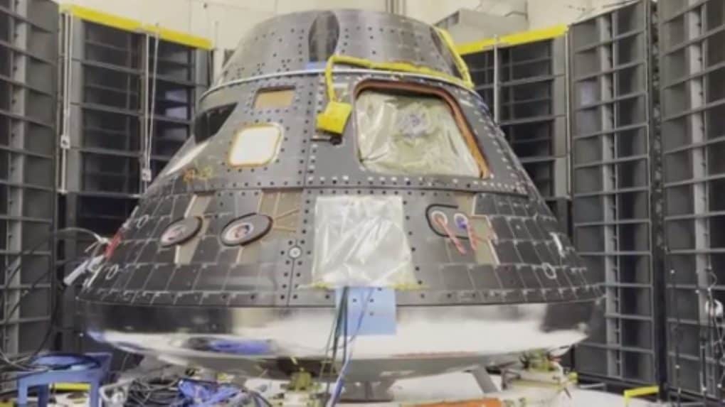 NASA Unveils Artemis 2 Moon mission spacecraft at Kennedy Space Centre