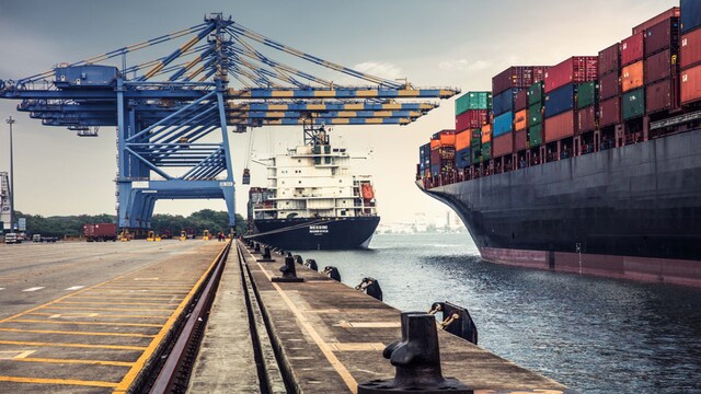 DP World Chennai berths biggest vessel MV Navios Constellation - CNBC TV18