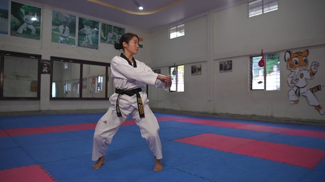 With her coach in South Korea, Taekwondo star Rupa Bayor is getting ...