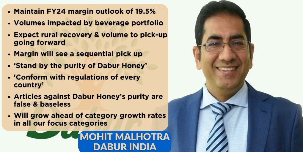Dabur Q1 profit up 3.5%, volume growth misses estimates; management ...