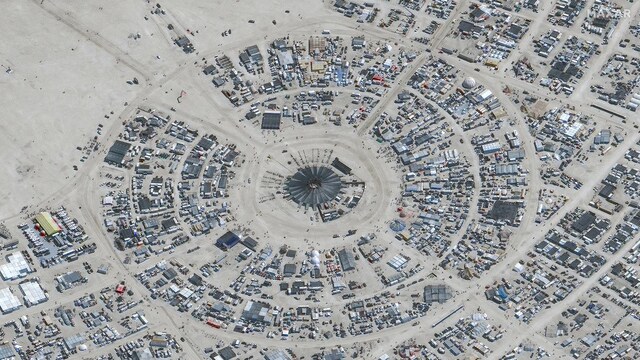 Entrance To Burning Man In Nevada Closed Due To Flooding Festivalgoers