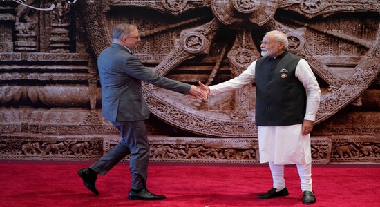 G20 Summit: PM Modi welcomes world leaders at Bharat Mandapam against Konark Wheel backdrop ...