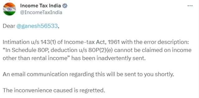 Income Tax dept clarifies error in notice issuance: No deductions for ...