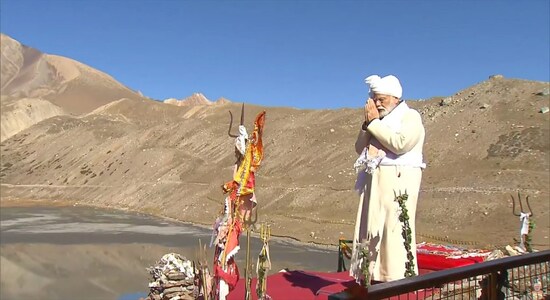 Narendra Modi performs puja at Adi Kailash, dons traditional tribal ...