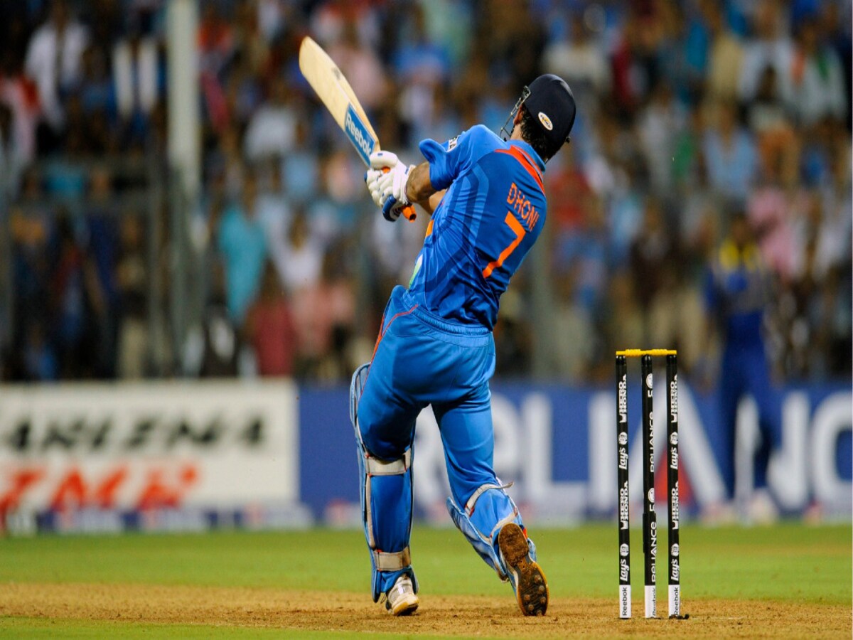 Ms Dhoni World Cup 2011 Final Six Cricket World Cup 2019: Greats Stick