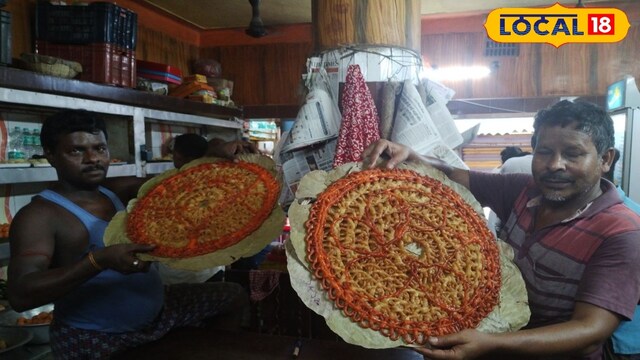 Kenjakura's giant Jalebis: A sweet tradition that delights crowds ...