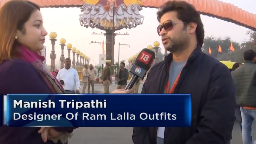 'Still in disbelief I have designed Ram Lalla's outfit', says Manish ...