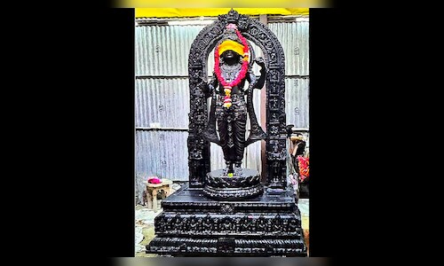 Ayodhya temple reveals first look of Ram Lalla’s idol - CNBC TV18