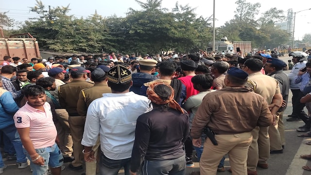 Truck Drivers Protest Against New Provision Under Hit And Run Strike