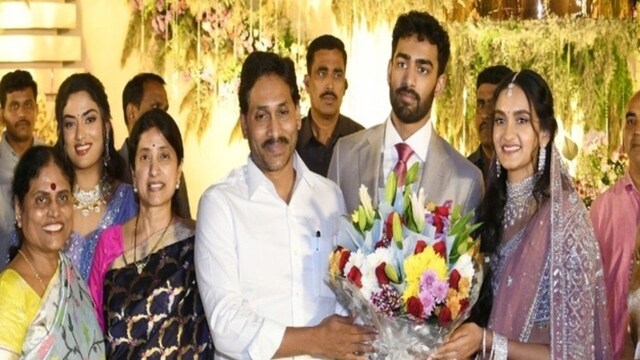 YS Raja Reddy engagement: Andhra CM Jagan Mohan Reddy gives best wishes ...