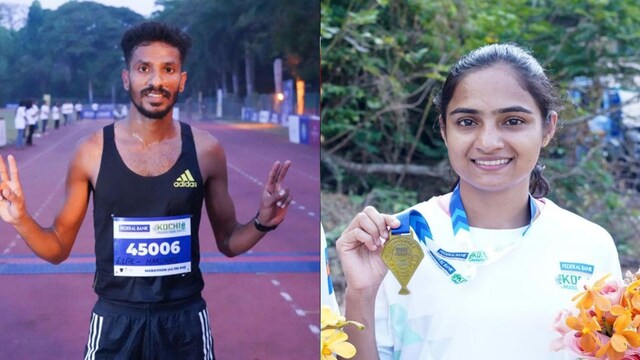 Harshad Mhatre and Arati Patil win the Federal Bank Kochi Marathon 2024 ...