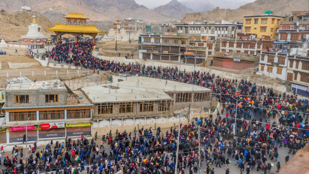 Ladakh witnesses complete shutdown as thousands demand statehood ...