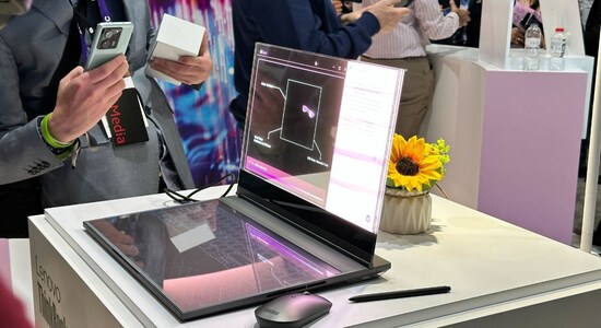 Lenovo unveils transparent laptop – A glimpse into the future with ...