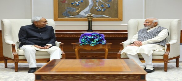 Nitish Kumar meets PM Modi days after return to NDA fold - CNBC TV18 Nitish Kumar meets PM Modi days after return to NDA fold - CNBC TV18