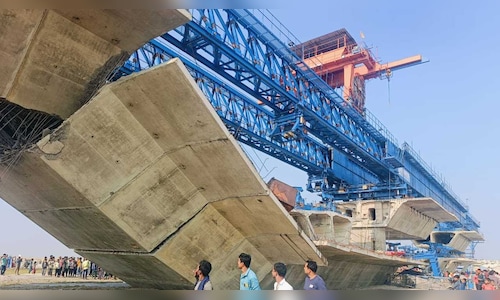 Bihar: 1 dead, 9 injured as portion of under-construction bridge ...