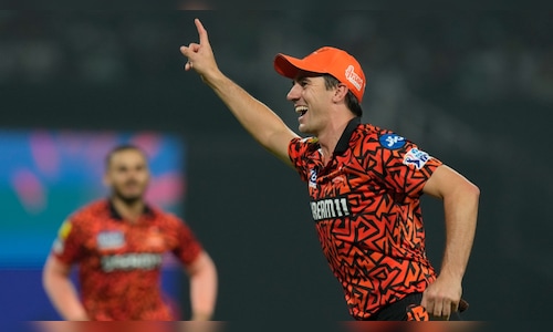 Watch: SRH captain Pat Cummins takes a stunning one-hand catch to ...